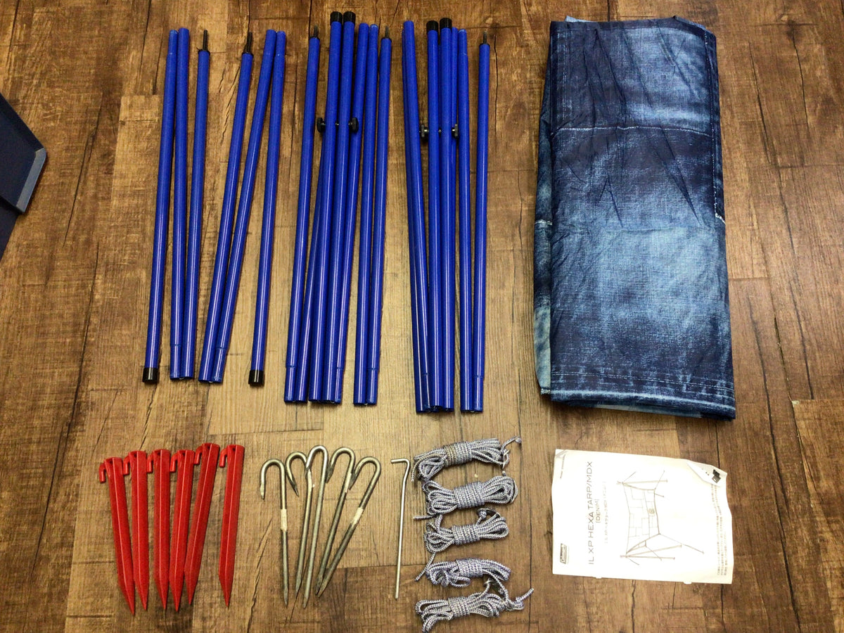 【中古A】IL XPヘキサタープMDXデニム柄（2000030327）／Coleman（コールマン） – STEPSTOP